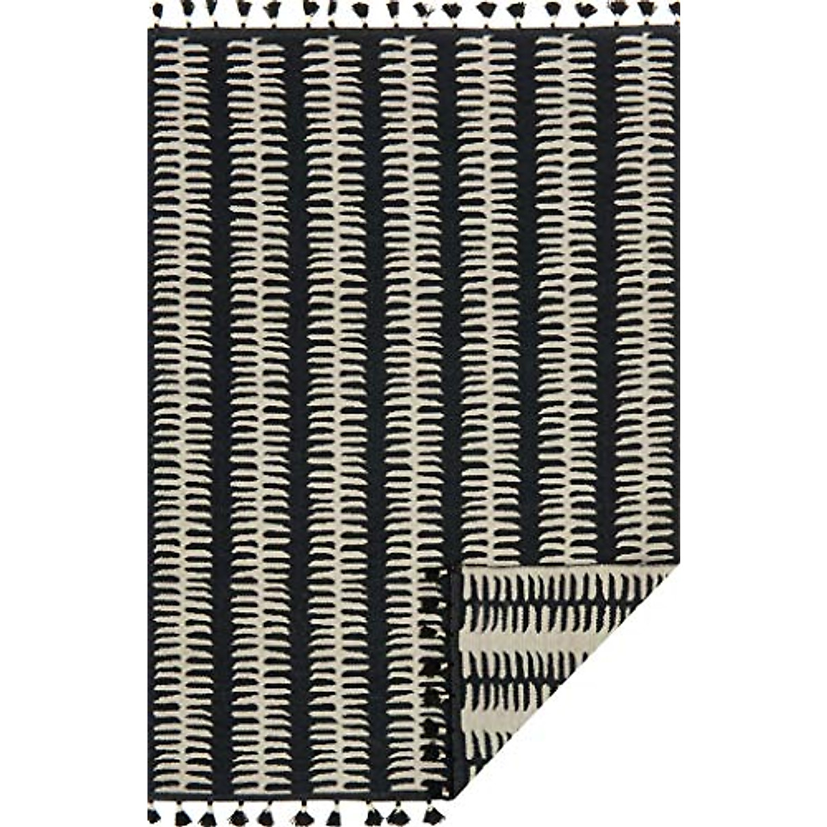 Justina Blakeney x Loloi Kahelo Collection KH-02 Black / Grey 7'-9" x 9'-9" Area Rug