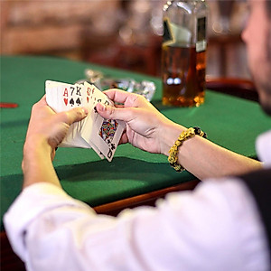 ZenBless Feng Shui Black Obsidian Bracelet Pixiu Bracelet for Women Men Prosperity Double Pi Xiu/Pi Yao Black Mantra Bead Bracelet with Golden Dice Attract Wealth and Good Luck