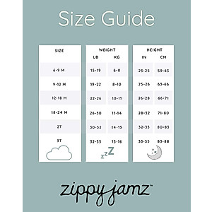 zippyjamz Organic Baby Footless Sleeper Pajamas with Inseam Zipper for Quicker and Easier Diaper Changes (Galaxy Love - Navy, 18-24 Months)