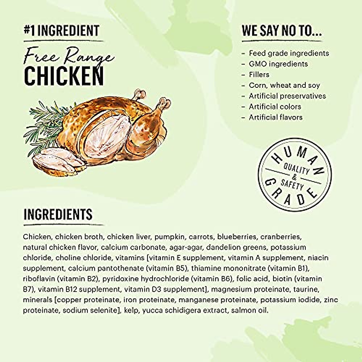 The Honest Kitchen Câté™ Grain Free Chicken Pâté Wet Cat Food, 5.5 oz (Pack of 12)