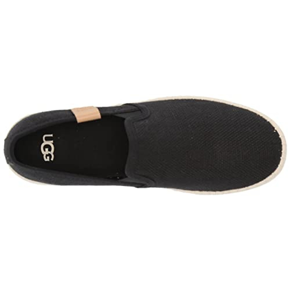 UGG Women's LUCIAH Sneaker, Black, 7.5