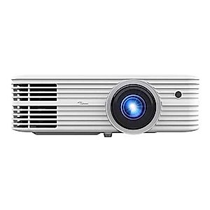 Optoma UHD52ALV Voice Assistant-Compatible DLP Projector for Lights-On Viewing, 3500 Lumen, 3840x2160
