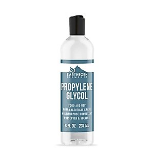 Earthborn Elements Propylene Glycol 8 fl oz, Pure & Undiluted, No Additives