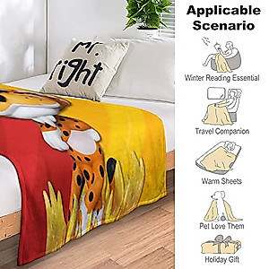 3D Cheeotos Throw Blanket, Fleece Blankets and Throws for All Seasons, Large Air Condition Blanket 30"x40"