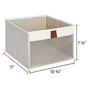 StorageWorks Closet Storage Bins with Clear Window 3 pack, Underbed Storage Box, Under Bed Clothes Organizer With Sturdy Structure and Ultra Thick Fabric 2 pack