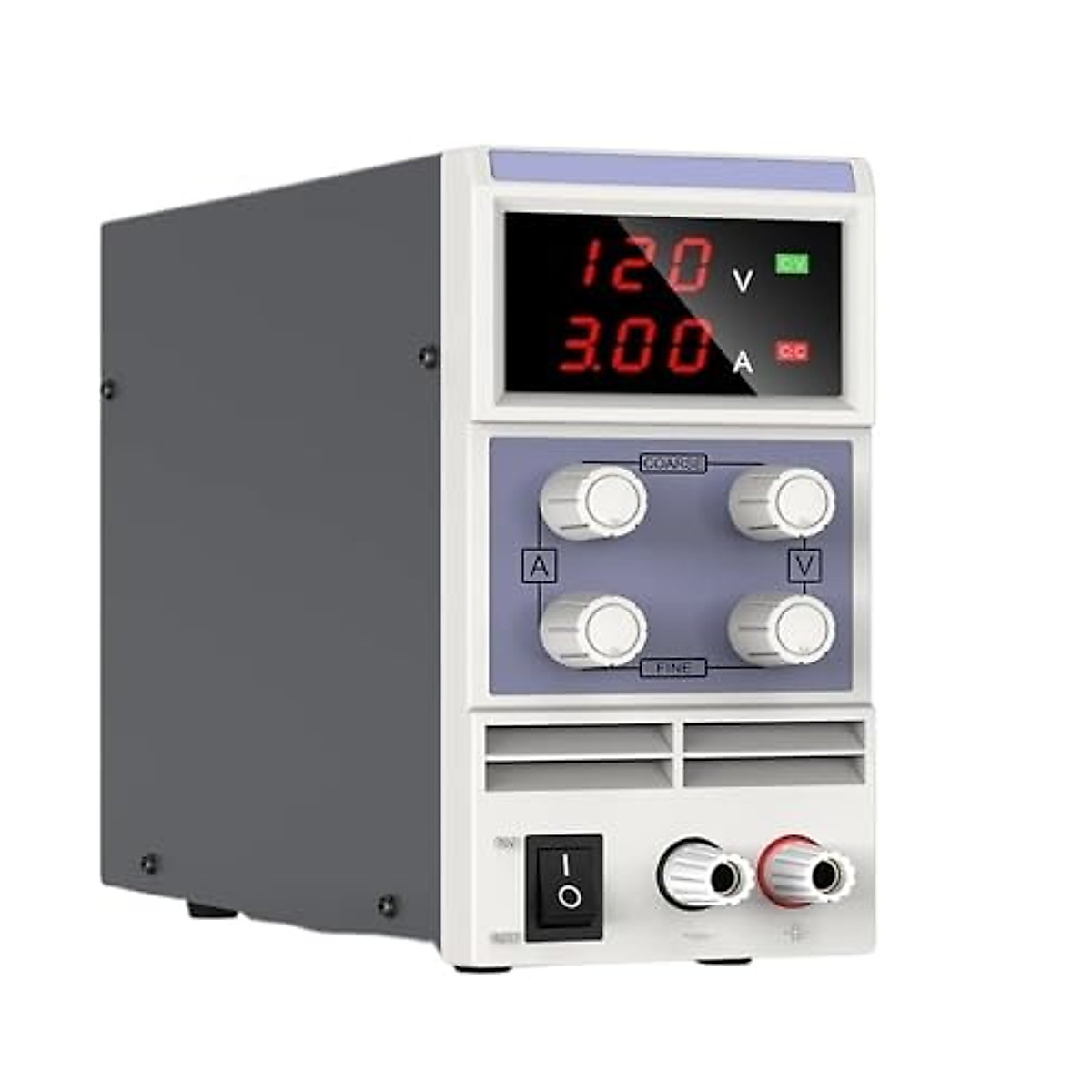 Adjustable DC Power Supply 120V 3A LED Digital Bench Power Source Stabilized Power Supply Voltage Regulator Switch