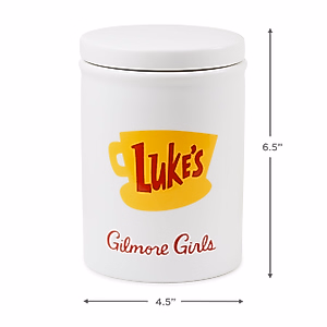 Hallmark Gilmore Girls Coffee Canister (Luke's Diner) Gifts for Mom, Sister, Fans