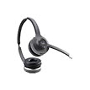 Cisco Headset 561, Wireless Dual On-Ear DECT Headset with Standard Base for US & Canada, Charcoal, 1-Year Limited Liability Warranty (CP-HS-WL-562-S-US=)