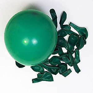 Green and Gold Balloon Arch Garland Kit-Metallic Gold Balloon Dark Green Balloon 135Pcs for Birthday,Baby Shower,Christmas,Gender Reveal,Wedding Party Decoration.