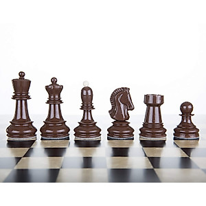 Dubrovnik Zagreb Chess Pieces - Plastic, Standard Size, Weighted Chessmen