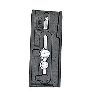 TOSICAM 2pcs Quick Release Plate Tripod Mounting Plate for Camera Mount with 1/4 3/8 inch Screws Manfrotto MVH500AH 501HDV 502A 503HDV 504 701HDV MH055M0-Q5 Innorel f60 Miliboo MYT802 RC5