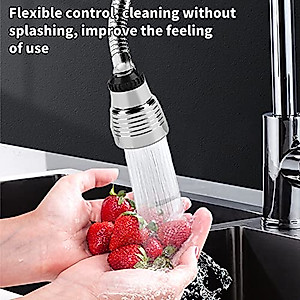 360°Swivel LED Faucet Sprayer,3Colors Temperature Controlled Faucet Spray Head,Anti- LED Faucet Sprayer,Anti-Splashing and Water-saving Faucet Sprayer Head for Kitchen and
