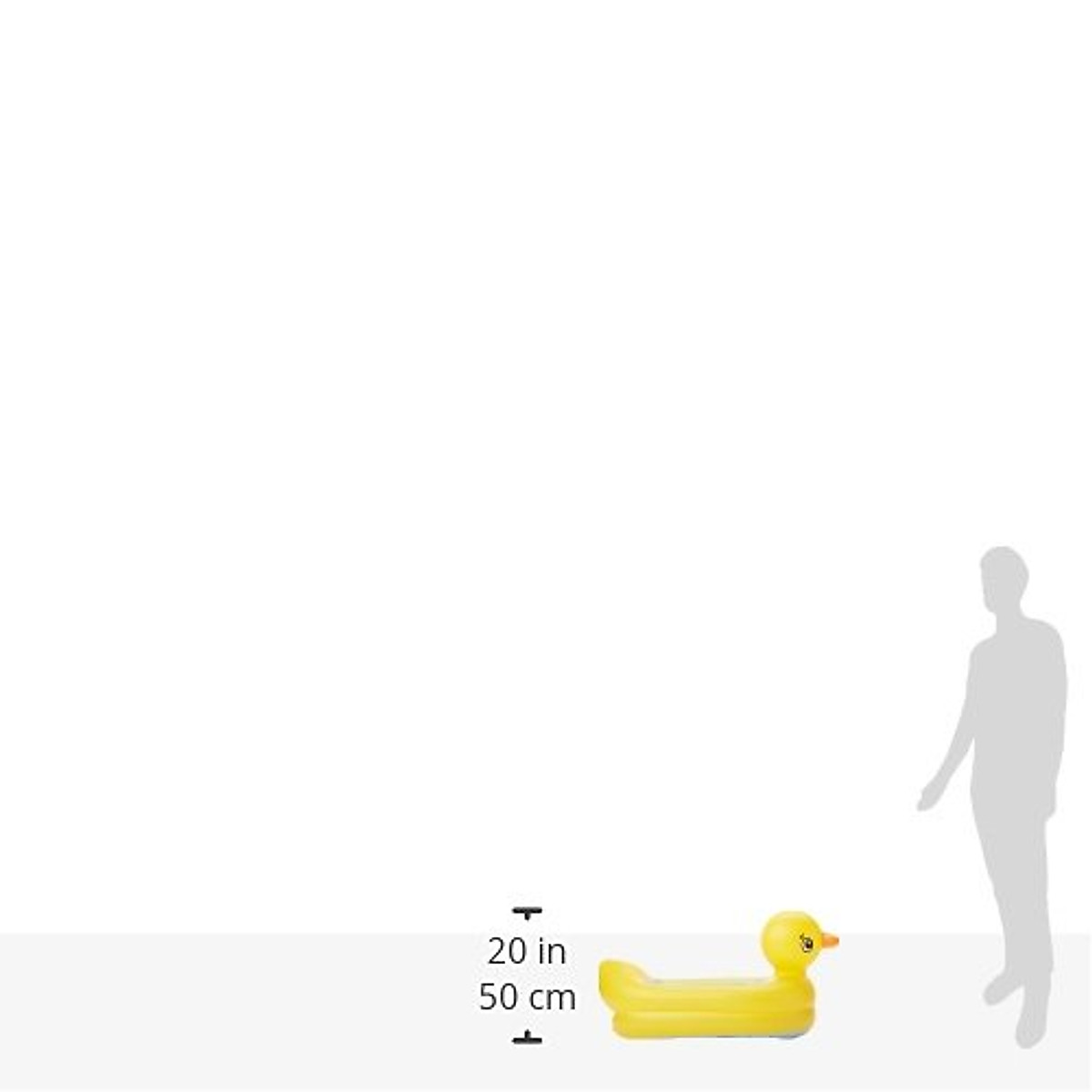 Munchkin Inflatable Duck Bathtub with White Hot Heat Alert