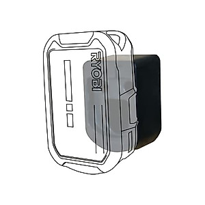 StealthMounts 18V Ryobi Battery Holder - 4 Pack | Ryobi Battery Mount | Ryobi Battery Storage | Ryobi Organizer | Ryobi Battery Holder Wall Mount | Ryobi 18V Battery Mount | Made in UK