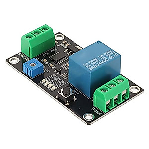 Time Delay Relay Module, Time Delay Relay Timer Relay Module, Delayed Disconnection Delayed Closing Self Locking Delay Switch for Industrial Control (DC24V)