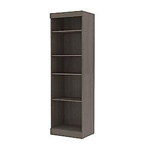 Bestar Pur 25W Shelving Unit in bark Grey