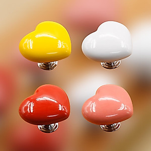 Love Ceramic Toilet Button can be Pasted,2024 New Toilet Button Pusher Helper,Toilet Tank Buttons,Toilet Buttons Flushing Toilet Button Home Toilet Tank Switches Water Tank Fittings (red-2pcs)