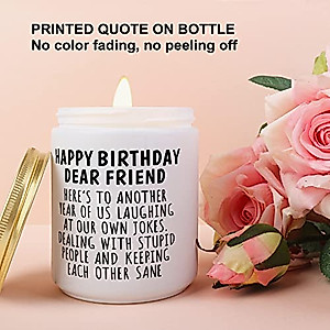 Birthday Gifts for Women Best Friends, Gifts for Friends Bestie, Friendship Gifts for Women Friends, Happy Birthday Gifts, Soy Wax Lavender Scent