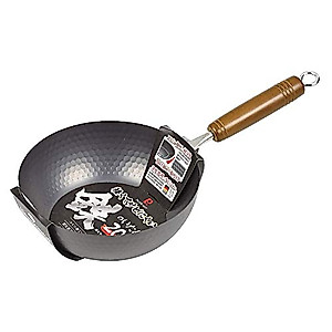 Pearl Metal HB-4677 Pot, Black, 7.9 inches (20 cm), Iron, Light and Rust Resistant