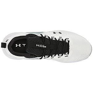Under Armour Men's HOVR Rise 4 Training Shoe Sneaker, (100) White/White/Black, 9.5