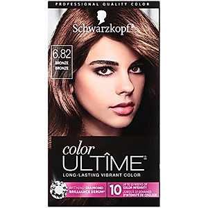 Schwarzkopf Color Ultime Permanent Hair Color Cream, 6.82 Bronze