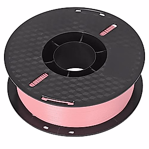 PLA Filament, 1kg 3D Printer Consumable Bubble Free Smokeless for Printing(Pink)