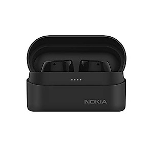 Nokia Power Earbuds Lite - Black - Waterproof - Universal Bluetooth - 35 Hours Battery Life - Travel Charging Case