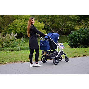 Dream Embroidery PERSONALIZED Large Diaper Bag Messenger Bag Baby Shoulder Bag Monogram (Blue)