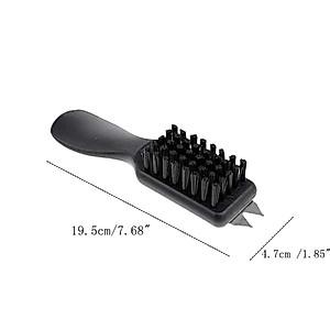 2 Pieces Mud Brush for Boots Golf Shoes Brush Stiff Bristles Shoe Brush|Cleaner Dirt Remover Tools Mud Remover with Spike Wrench fit for Hiking Shoes Farm and Walking Boot Brush