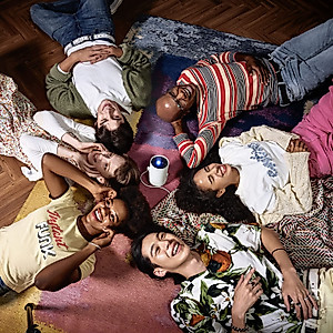 Samsung The Freestyle Projector, Up to 100" Screen, Smart TV, 360 Degree Sound (SP-LSP3BLAXZA) Bundle with 2YR CPS Protection Pack and Deco Gear HDMI Cable