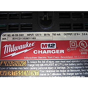 Battery Charger, 12.0V, Li-Ion