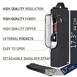 AROUY Golf Cooler Bag - Golf Accessories for Men and Small Soft Cooler Bags Insulated Beer Cooler Holds a 6 Pack of Cans or Two Bottles of Wine, Golf Sports Bags