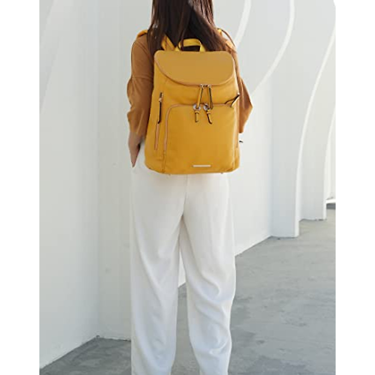 MKF Collection Backpack Purse for Women & Teen Girls Vegan Leather Top-Handle Ladies Fashion Travel Pocketbook Bag Daypack