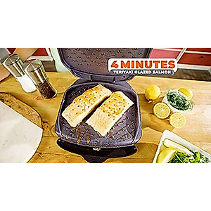 Granitestone Electric Grill Non-Stick Spike Express Electric Grill with Titanium Diamond Coating-Grills Food Grills 30% Faster-As Seen On TV