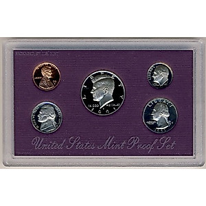 1991 S Clad Proof 5 Coin Set in Original Government Packaging Proof