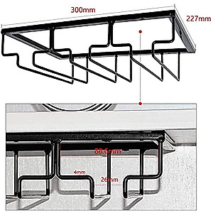 Wine Glass Shelf, Upside-down Home Goblet Iron Art Shelf, Wine Glass Hanging Storage Rack
