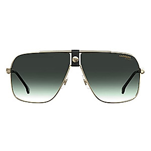 Carrera Carrera 1018/S 2M2 Gold Metal Aviator Sunglasses Green Gradient Lens, 63-11-145