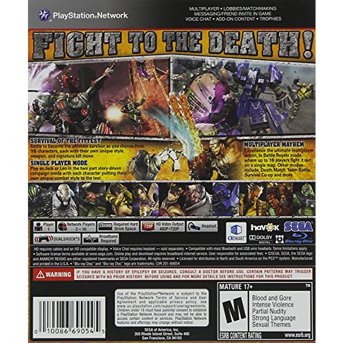 Anarchy Reigns - Playstation 3