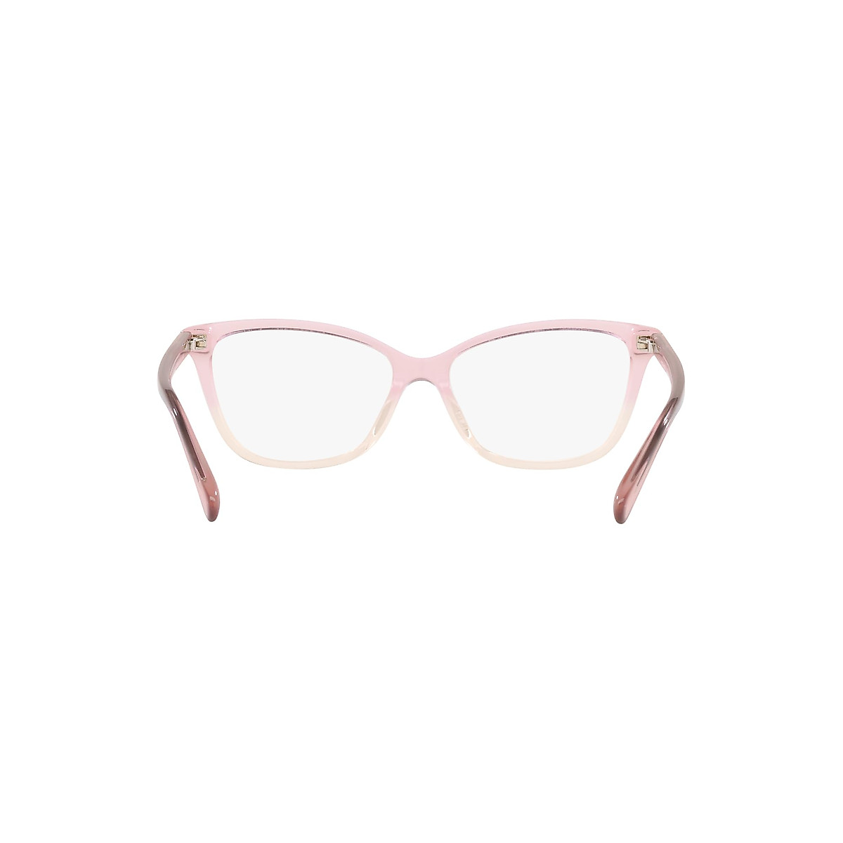 Coach HC6206U Universal Fit Prescription Eyewear Frames, Transparent Pink Gradient/Demo Lens, 52 mm