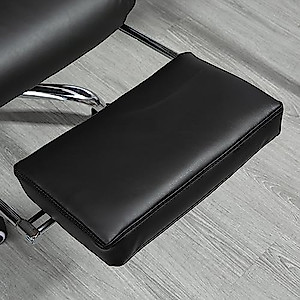 Vinsetto Kneading Massage Office Chair, Reclining Executive Office Chair, PU Leather High Back Computer Chair with Lumbar Cushion, Footrest, Adjustable Height, Black