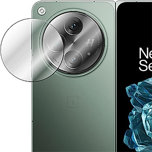 Yiushing For OnePlus Open Tempered Glass Front Screen Protector + Camera Lens Protector, 9H Hardness Anti-Scratch Tempered Glass Screen Protector Film (2+2 Pcs)