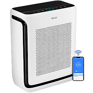 LEVOIT Air Purifiers for Home Large Room with Washable Filters, Air Quality Monitor, Smart WiFi, Vital 200S & Air Purifier Replacement Vital 200S-RF