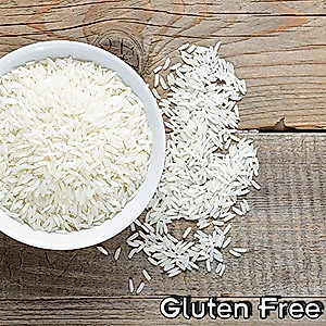Golden Crown White Organic Jasmine Rice Premium Quality, Naturally Aged Extra Long Aromatic Tasty and Flavorful Gluten-Free Whole Grains From Thai HOM Mali, Non-GMO - 32 oz (2LB)