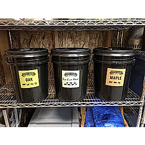 Pellet Smoker Bucket Labels for Smoker Pellet Storage