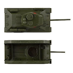 BMC CTS WW2 Soviet T-34 Tank - Olive-Green 1:40 Russian T34 Plastic Army Vehicle
