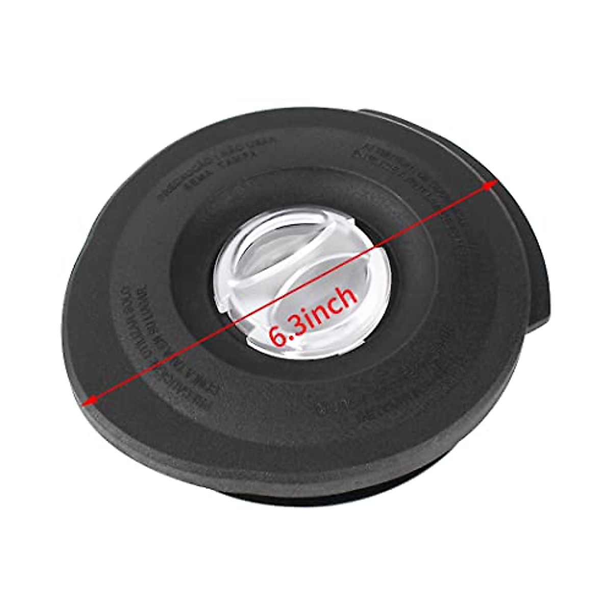 Anbige Replacement Parts 5cups Glass jar with SPB-7 White Collar and blade,Compatible with Cuisinart Blender