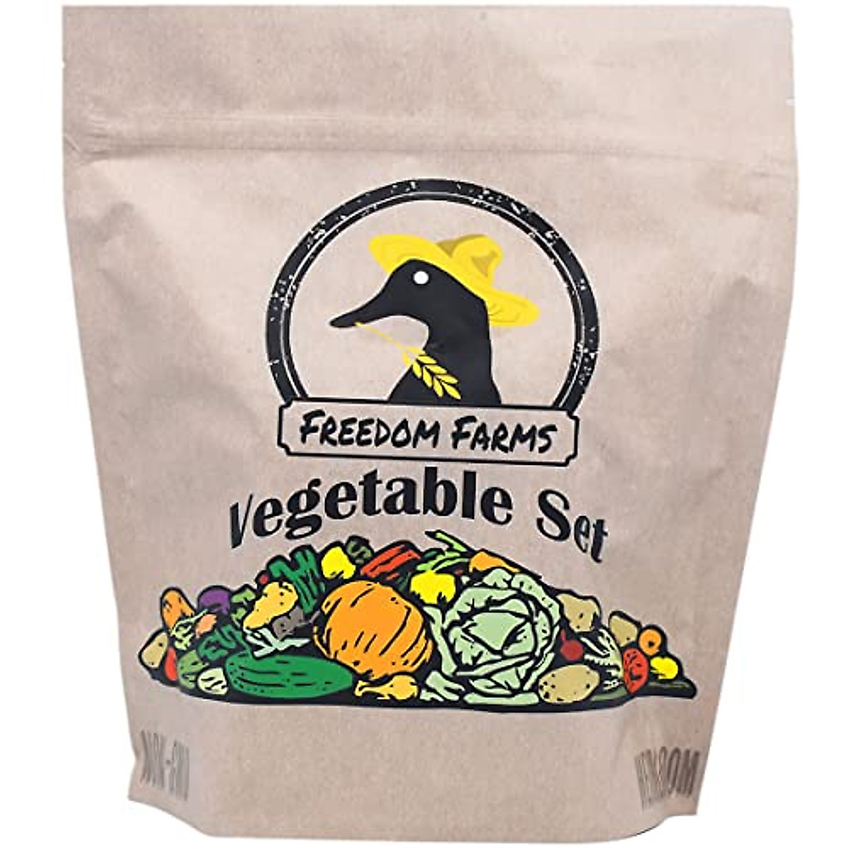 Set of 43 Assorted Vegetable & Herb Seed Packets - Over 10,000 Seeds! - Includes Mylar Storage Bag - Deluxe Garden Heirloom Seeds - 100% Non-GMO