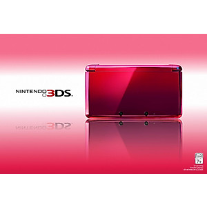 Nintendo 3DS - Flame Red (Renewed)