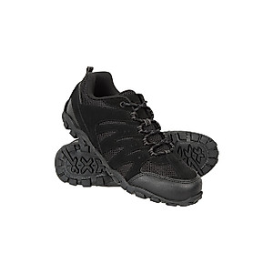Mountain Warehouse Outdoor Womens Hiking Shoes Walking Sneakers Black Womens Shoe Size 8 US
