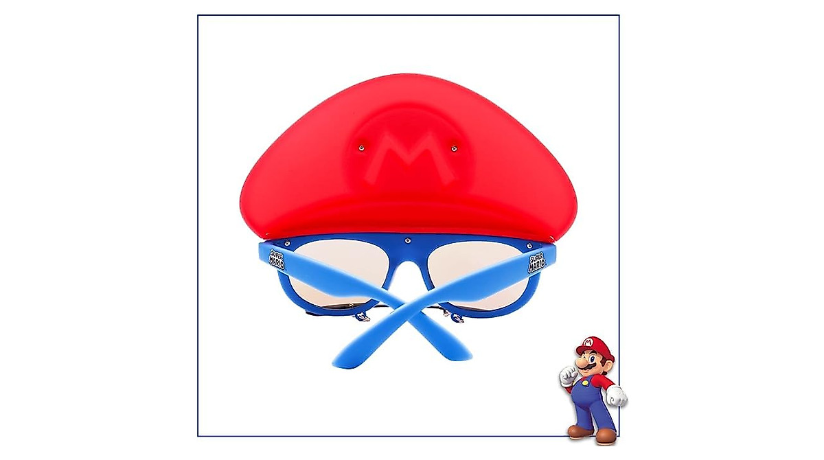 Sun-Staches Mario Sunglasses - Fun Costume Accessory